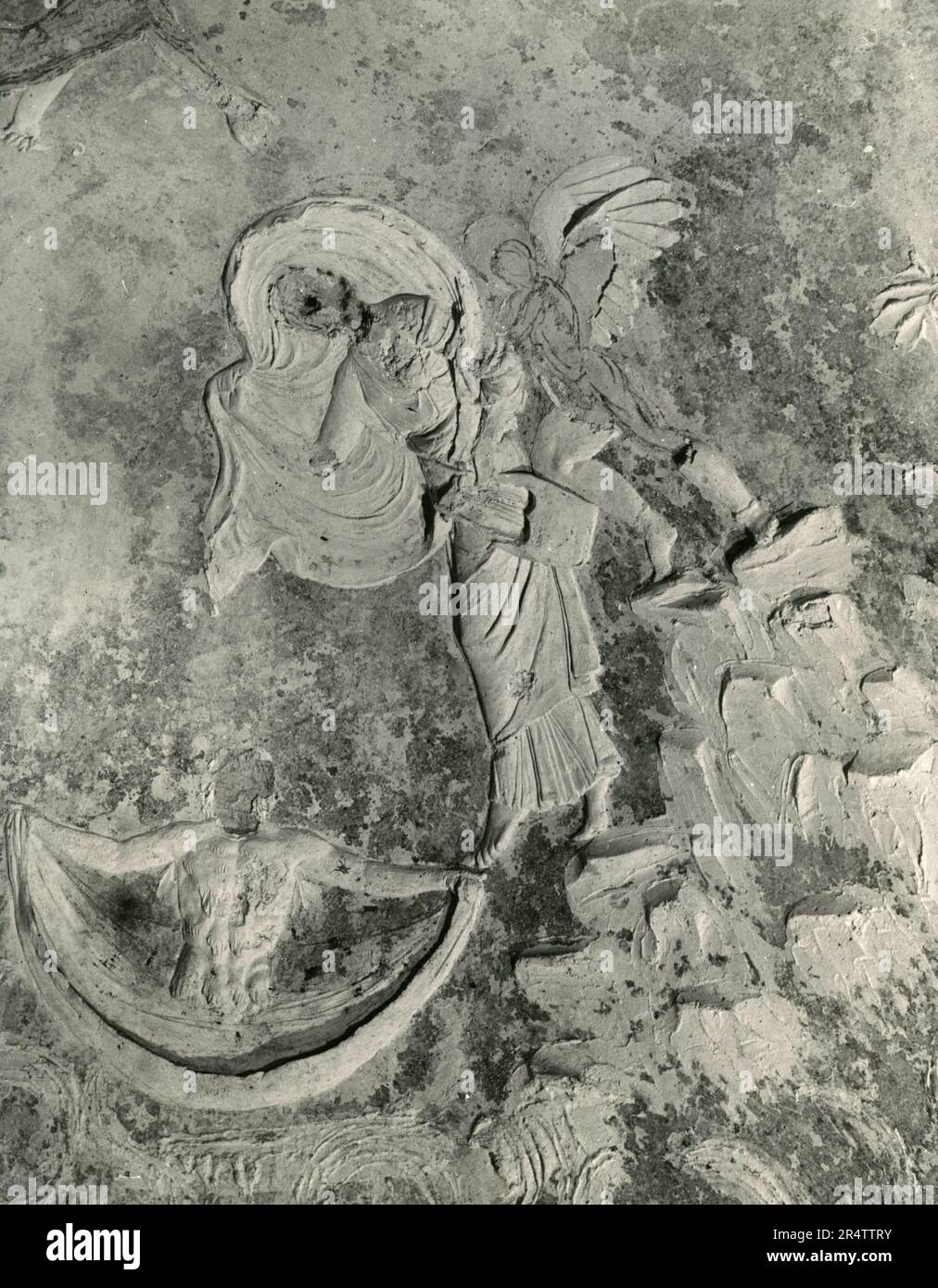 Stucco from the 1st Century AD in the underground Basilica of Porta ...