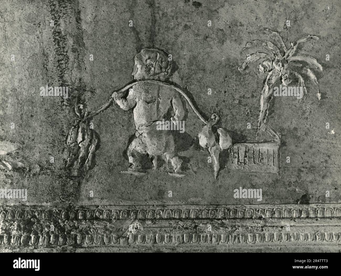 Stucco from the 1st Century AD in the underground Basilica of Porta ...