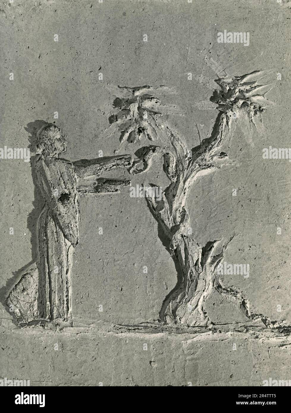 Stucco from the 1st Century AD in the underground Basilica of Porta ...