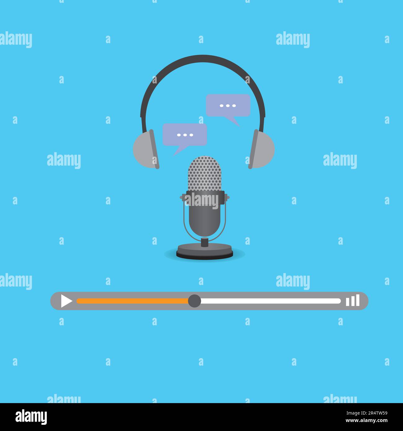Microphone speech speaking concept Stock Vector Images - Alamy