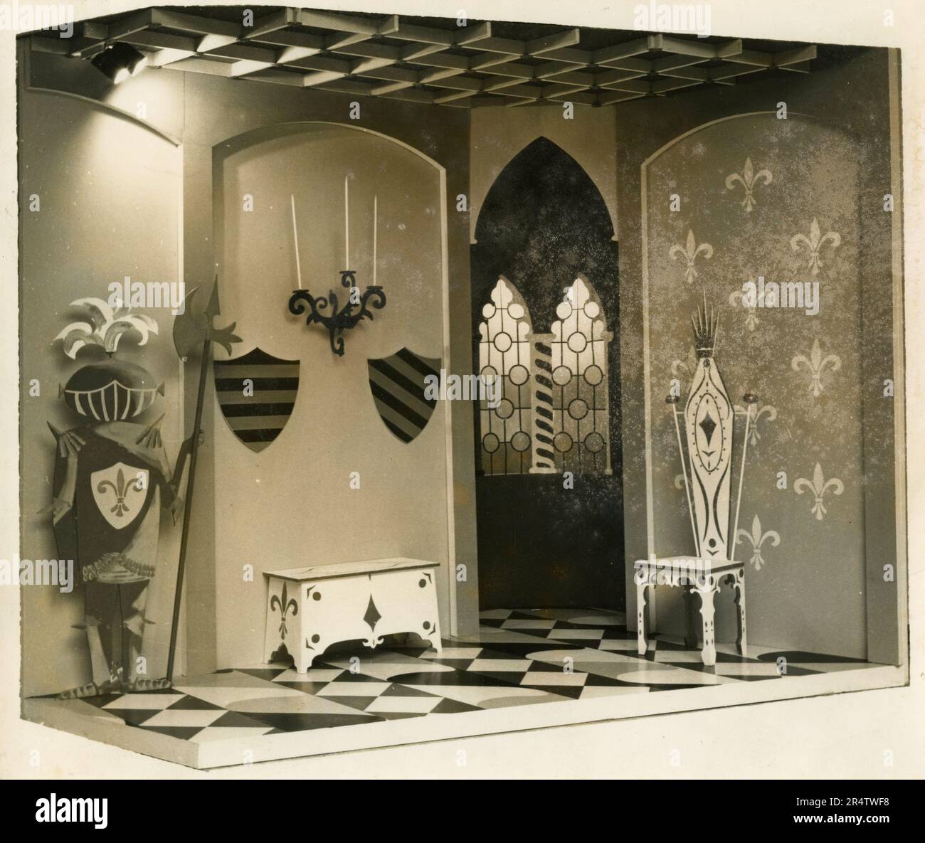 A modern medieval set, Italy 1950s Stock Photo - Alamy
