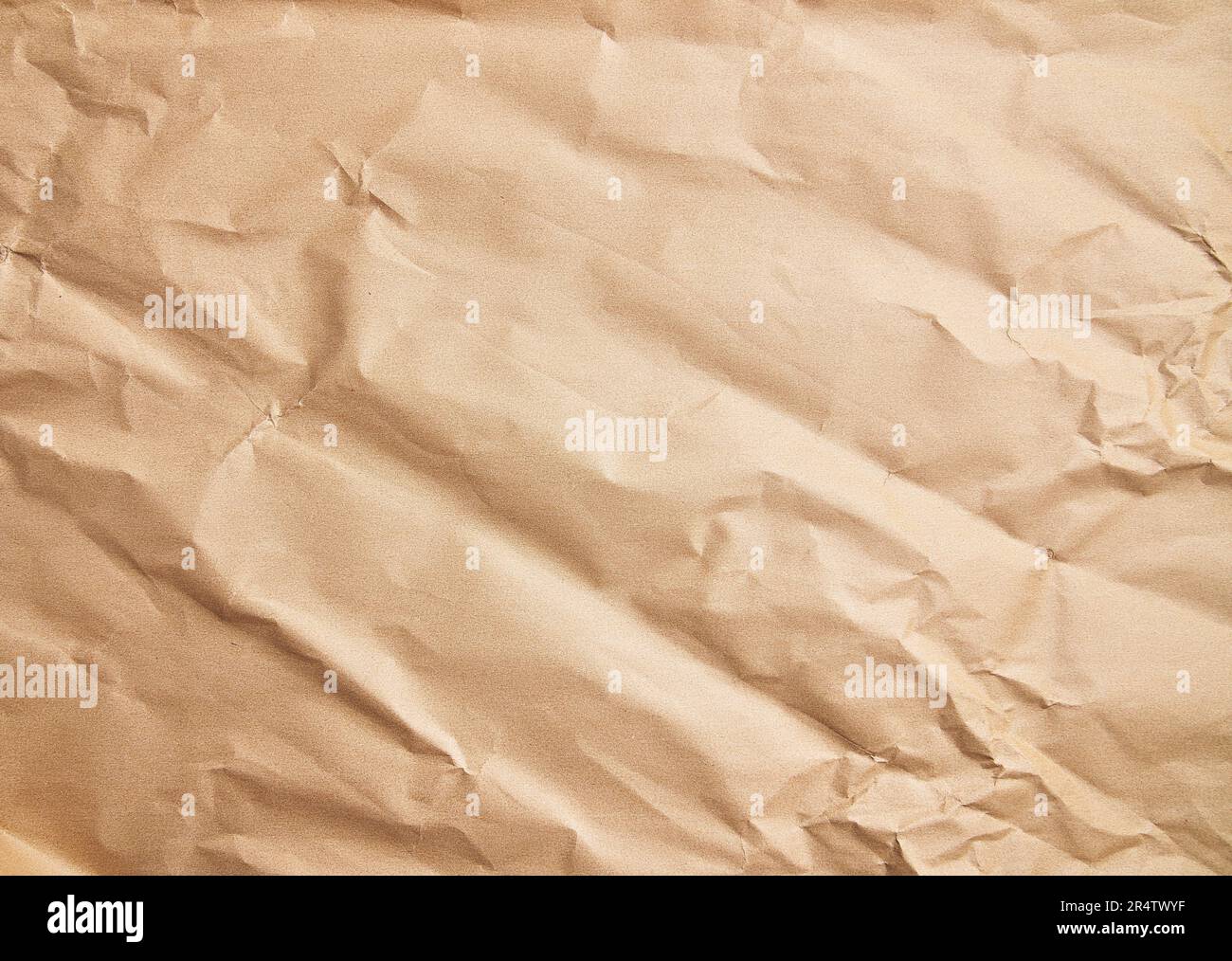 Brown crumpled paper texture background Stock Photo - Alamy