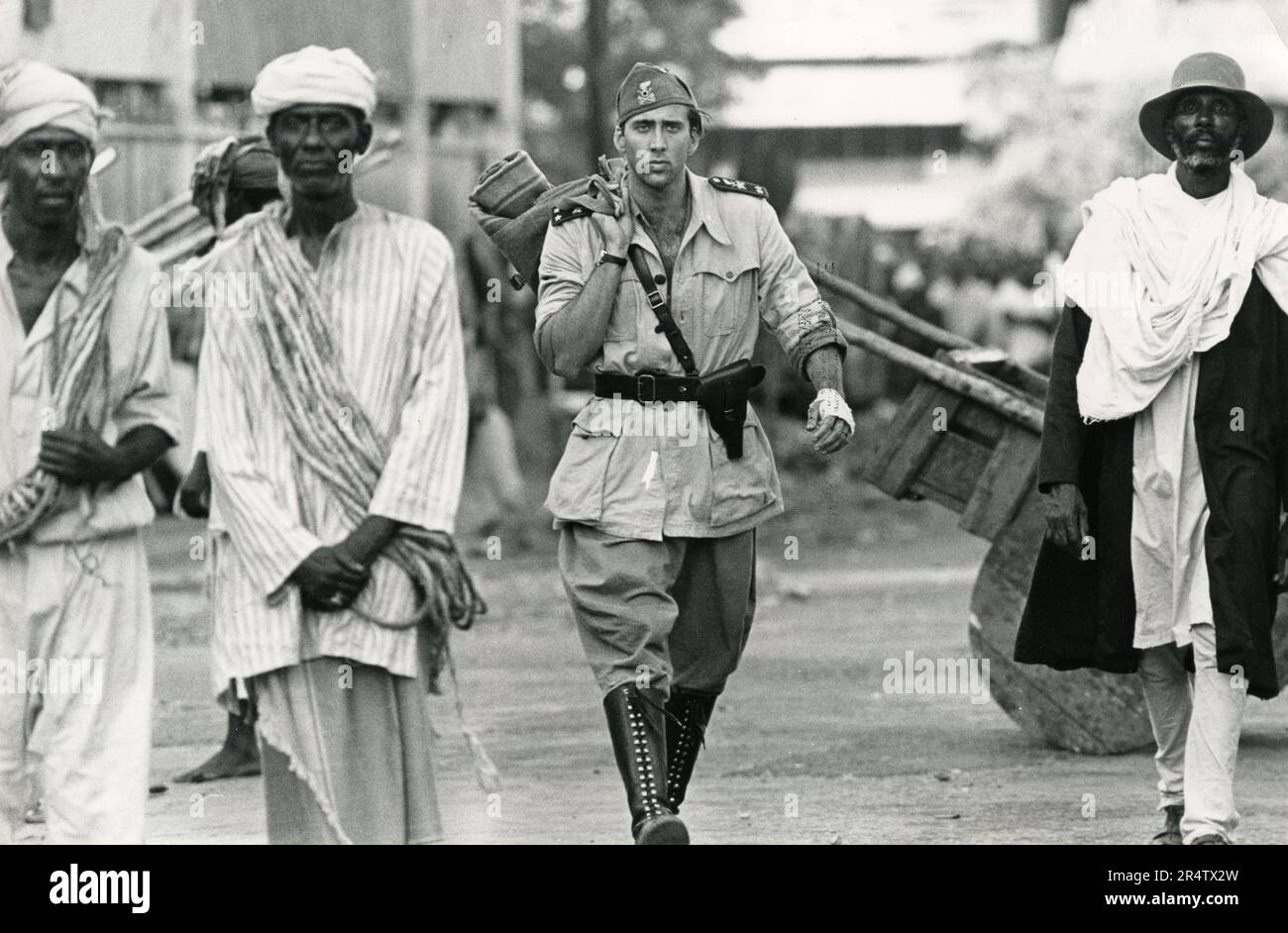 American actor Nicholas Cage in the movie Time To Kill, Italy 1989 ...