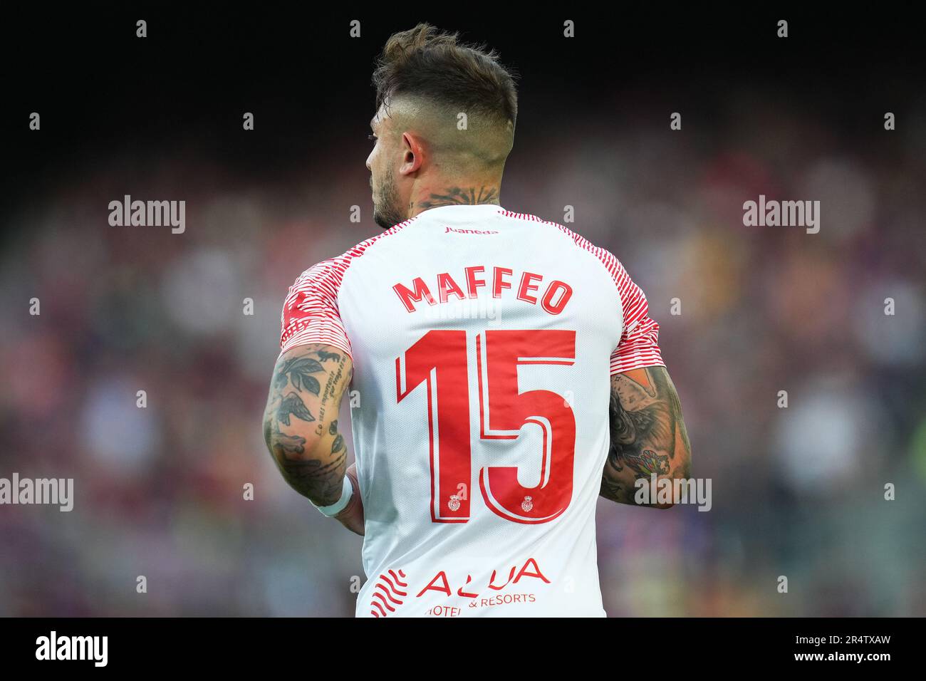 Pablo Maffeo of RCD Mallorca during the La Liga match between FC ...