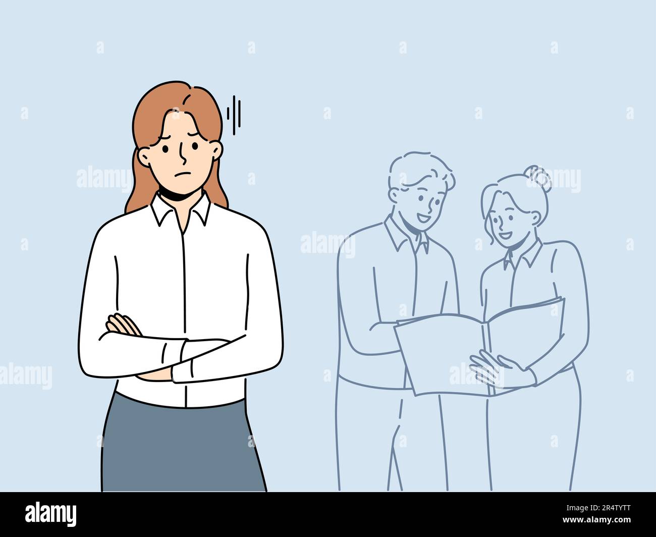Manager talking unhappy Stock Vector Images - Alamy
