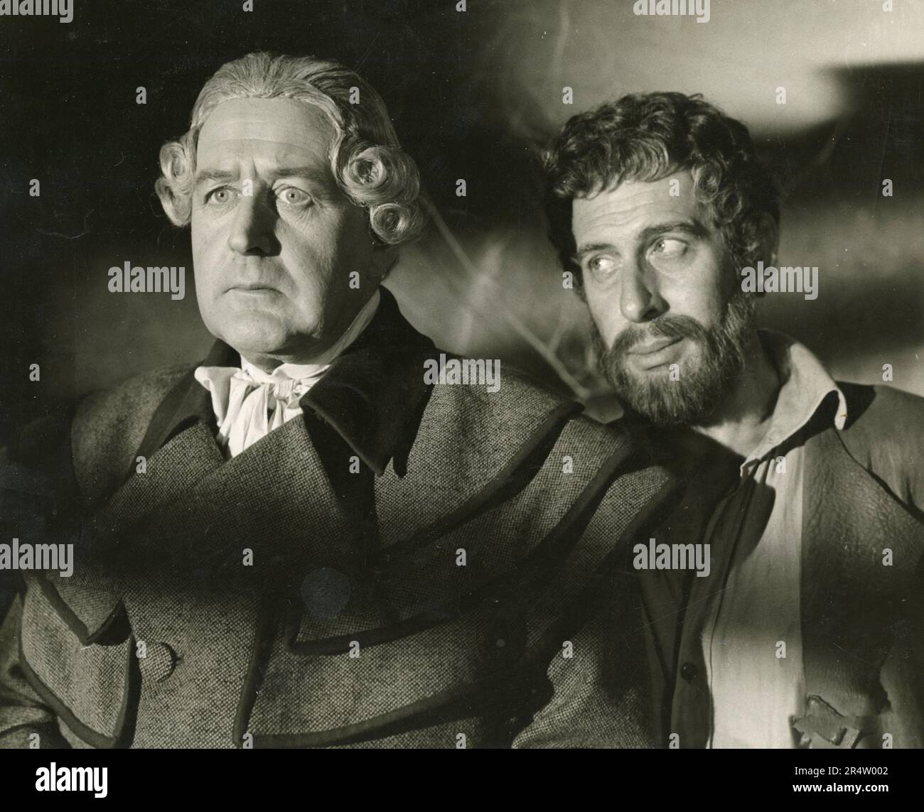 Scene from unidentified movie with actors in costume, 1960s Stock Photo ...