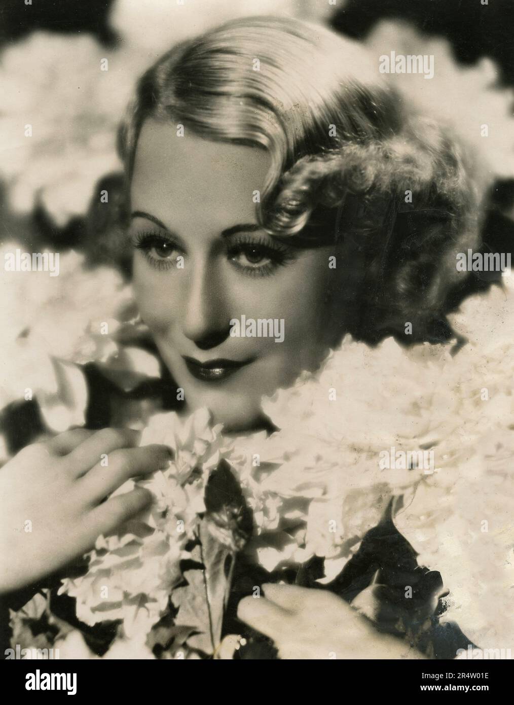American operatic soprano and actress Grace Moore, USA 1930s Stock ...
