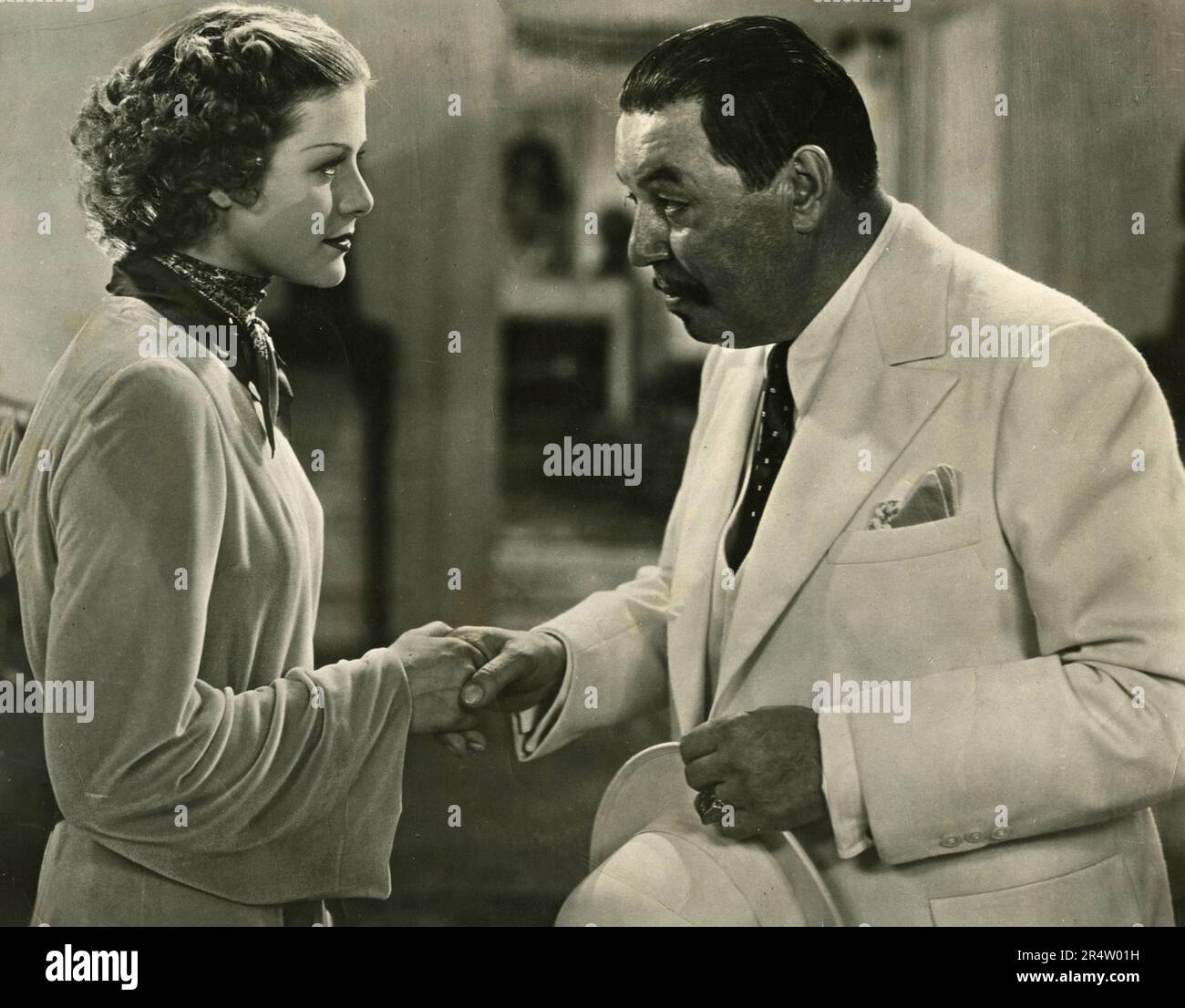 Actress Irene Hervey and actor Warner Oland in the movie Charlie Chan ...