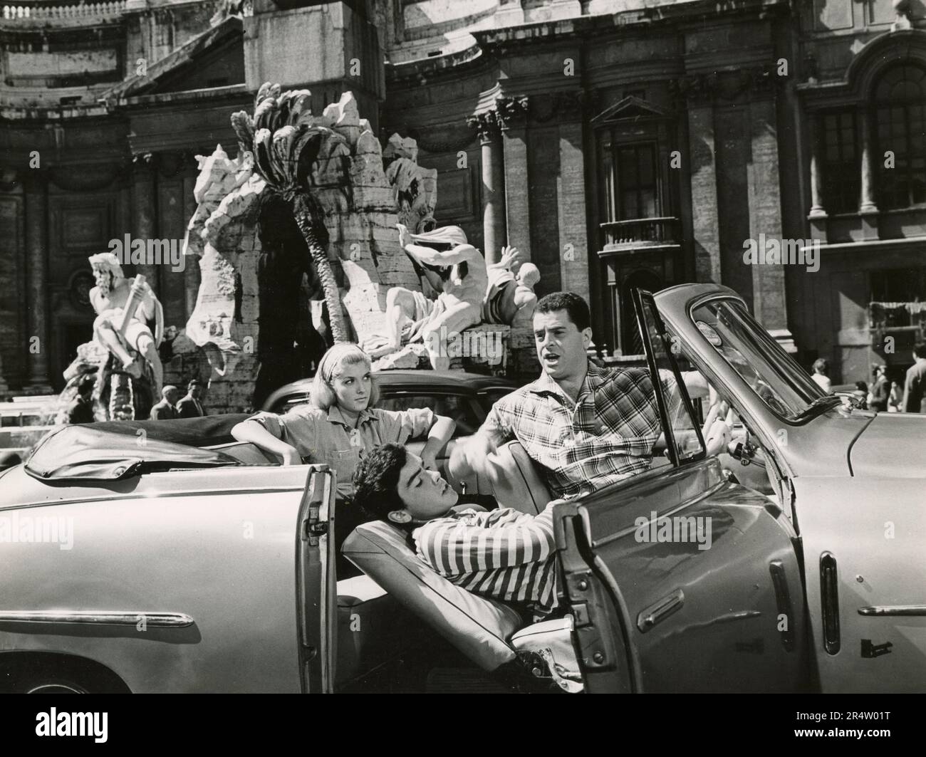 Actors Raffaele Pisu, Geronimo Maynier and Ingeborg Schoner in the ...