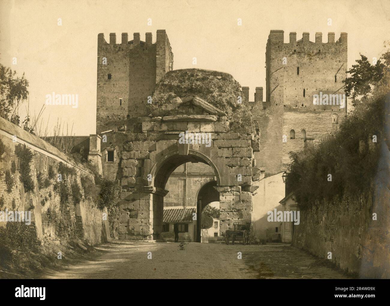 The Arch of Drusus, Rome, Italy 1910s Stock Photo - Alamy