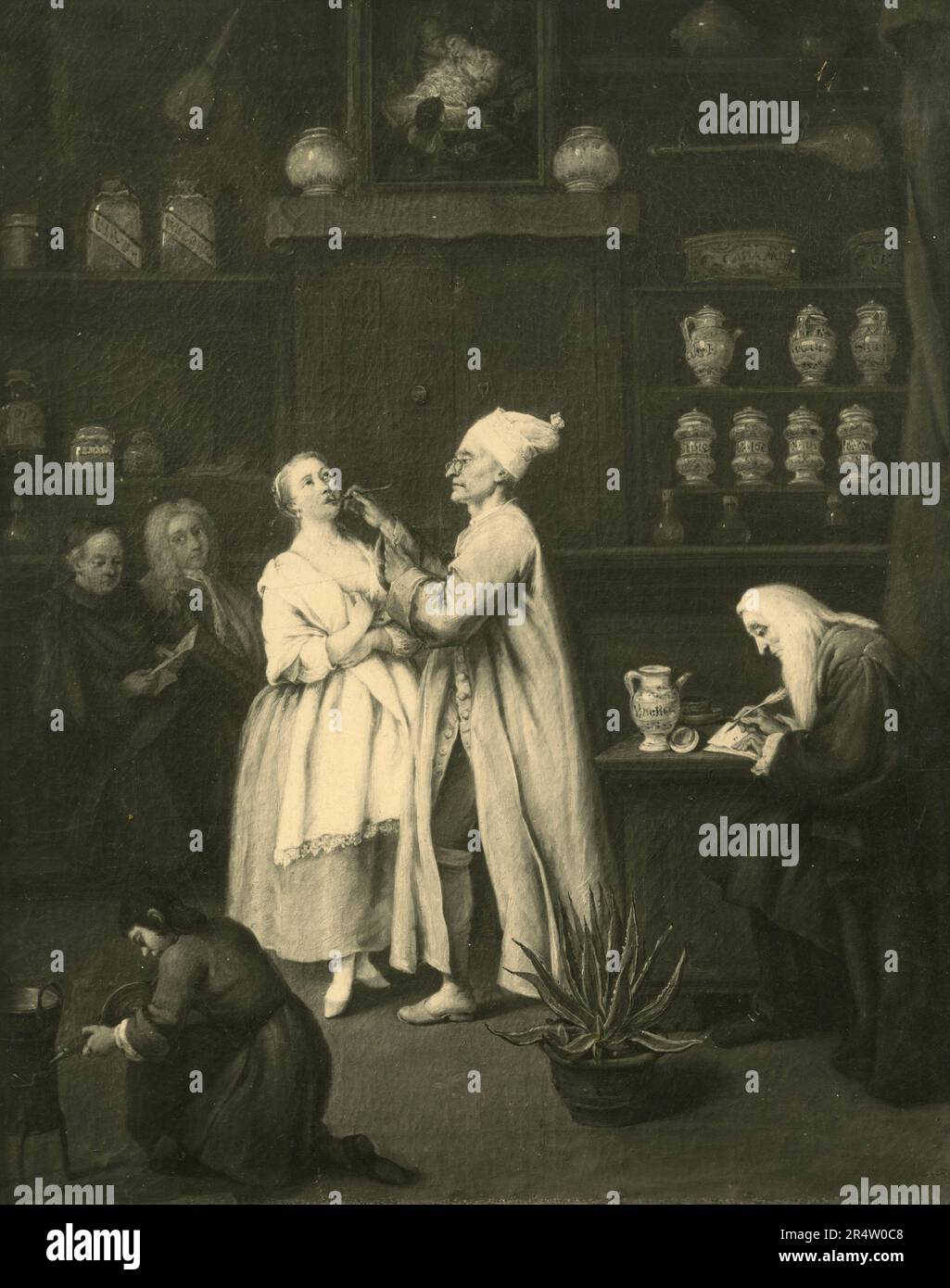 The Toothpicker, painting by Italian artist Pietro Longhi, Venice ...