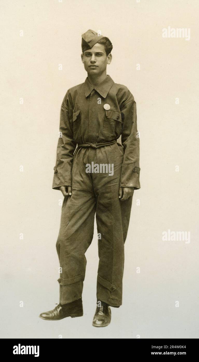 Uniform of the male students of the vocational training school ...