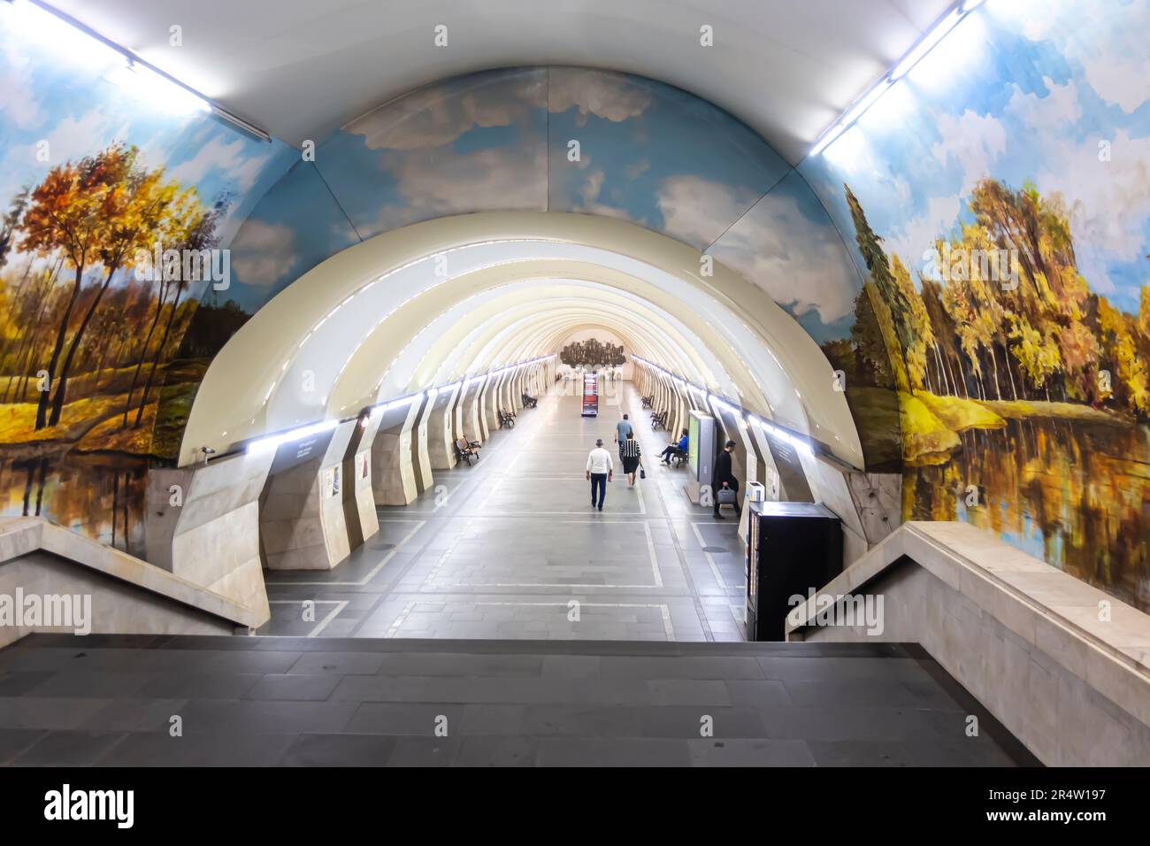 Yeritasardakan metro station interior Yerevan Armenia opened in 1981 ...