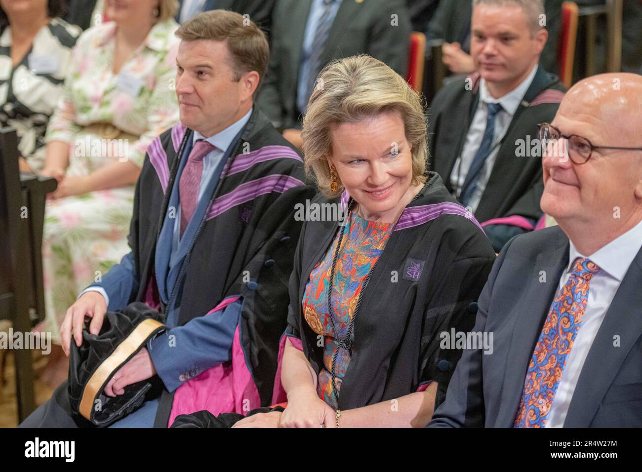 Hasselt, Belgium. 30th May, 2023. Bernard Vanheusden, rector of the ...