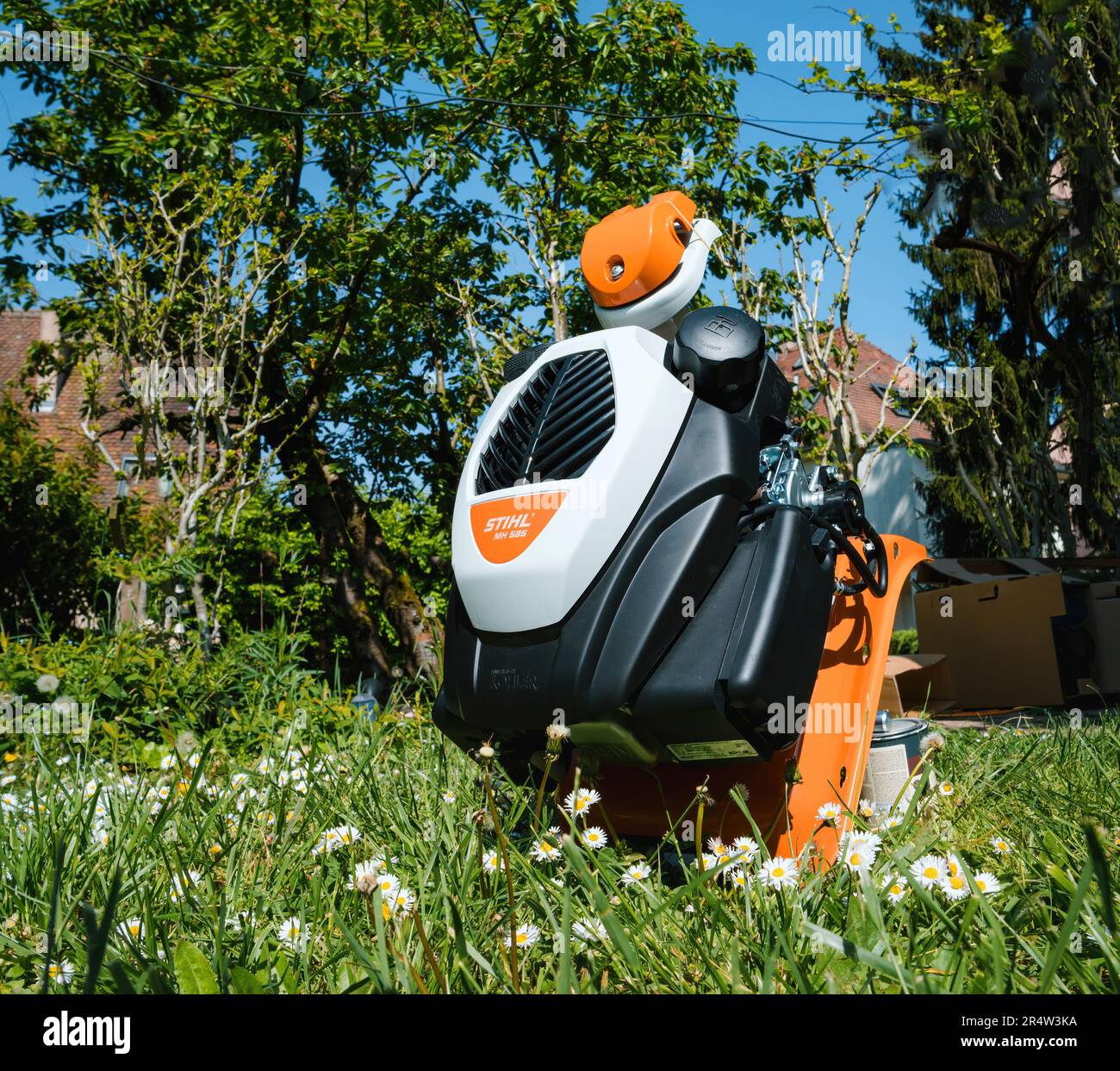Stihl mh 585 tiller hi-res stock photography and images - Alamy