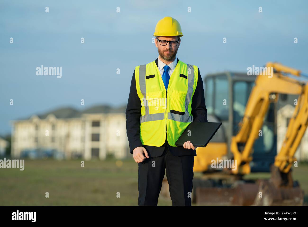 photo of engineer man at civil engineering, labor day. engineer man at ...