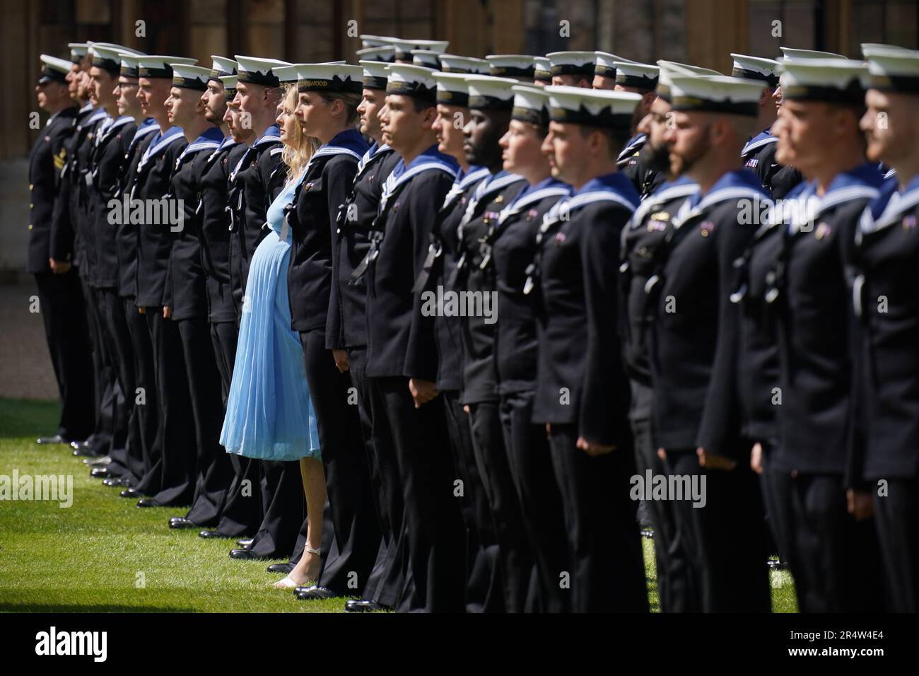 seven month pregnant Medical Assistant Paisley Chambers-Smith with ...