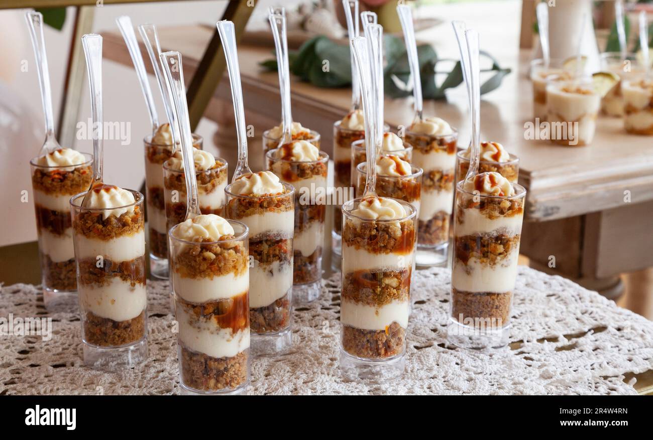 Social Event; Individual Presentation Of Sweets And Desserts For Party ...