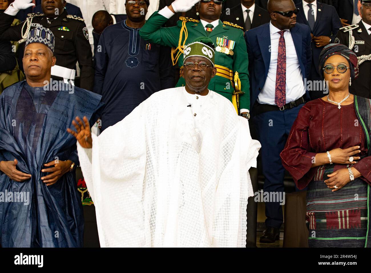 Abuja, Nigeria. 29th May 2023. Nigeria’s President-elect Bola Ahmed Tinubu was sworn into office ...