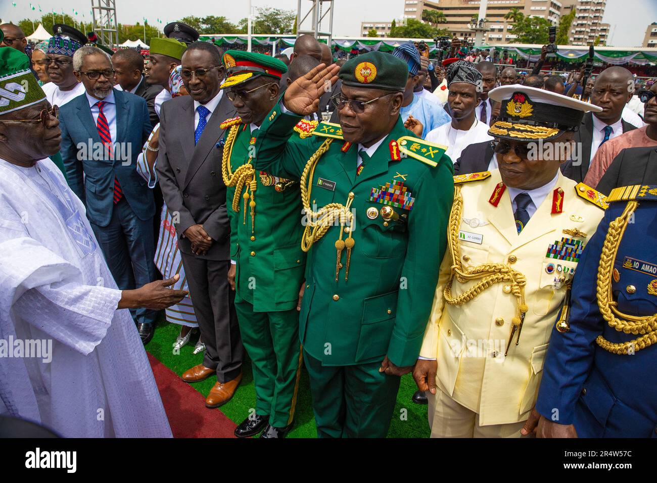 Abuja, Nigeria. 29th May 2023. Nigeria’s President-elect Bola Ahmed Tinubu was sworn into office ...