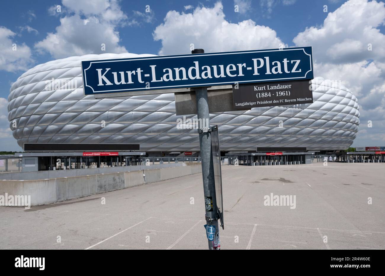 Munich, Germany. 30th May, 2023. A sign with the inscription "Kurt ...