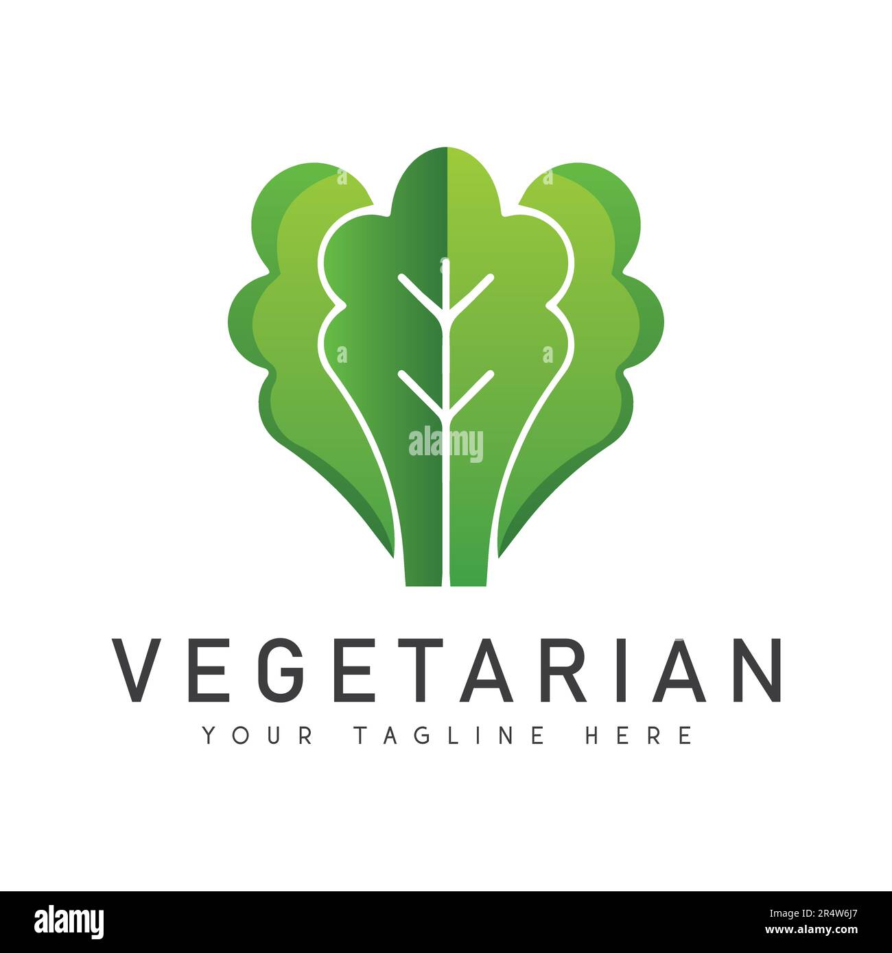 Fresh Vegetables Logo Design Vegetarian Logotype Stock Vector Image ...