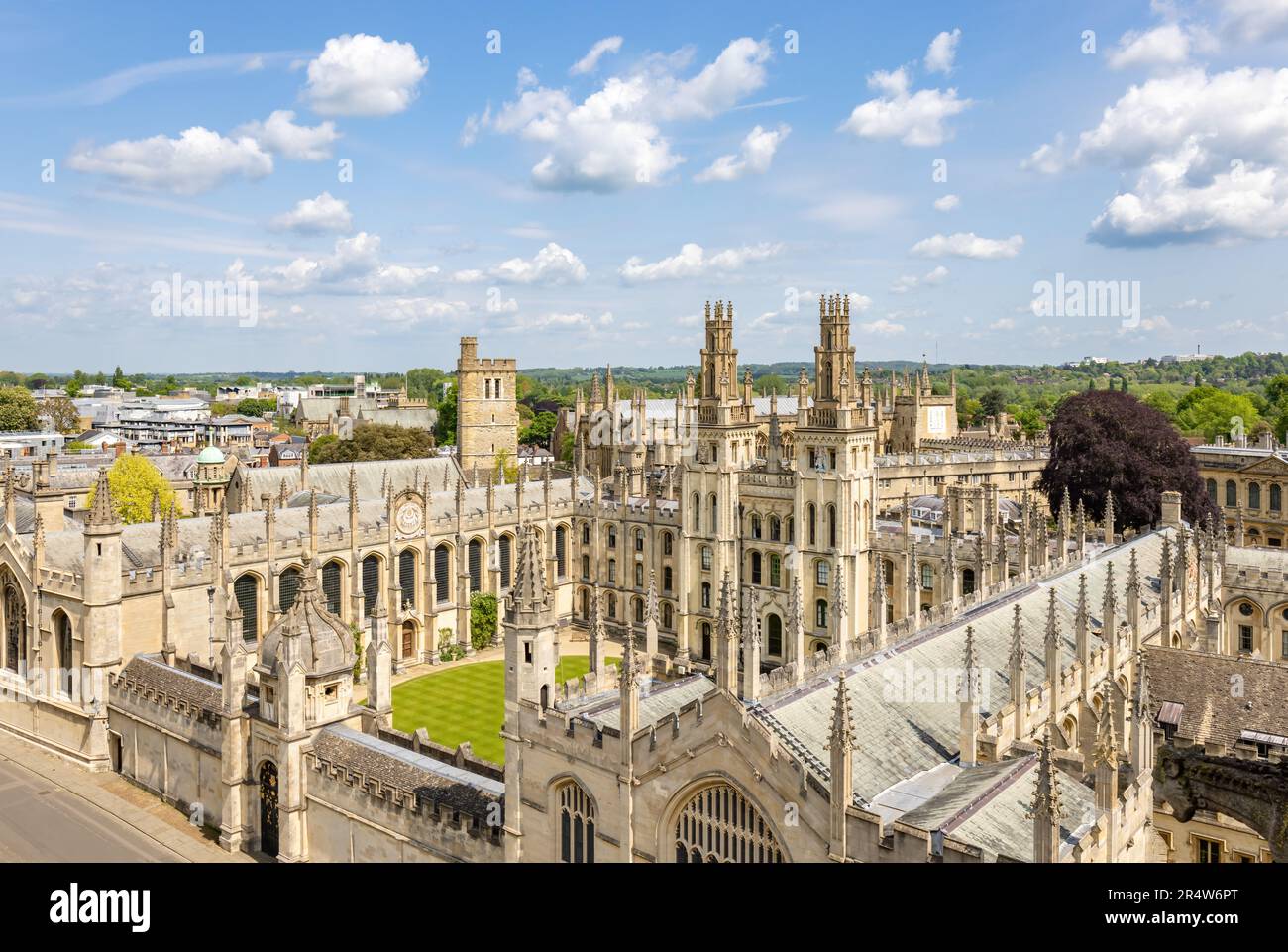 Oxford university campus aerial hi-res stock photography and images - Alamy