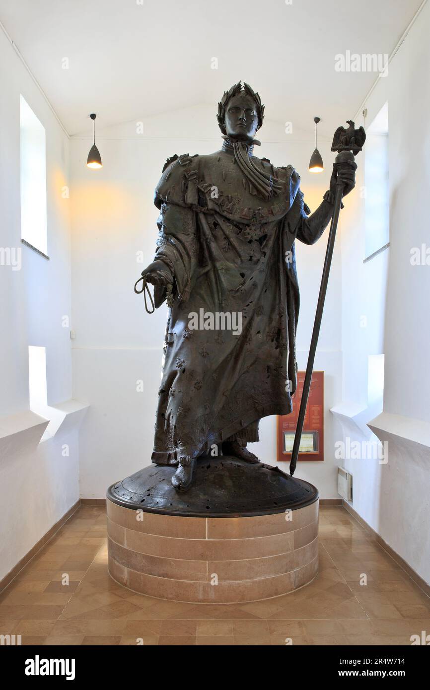 Statue of Napoleon Bonaparte (1769-1821) that used to stand on top of ...