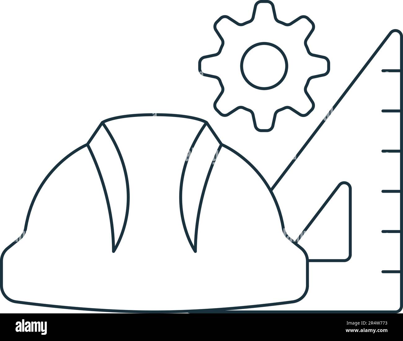 Engineering development icon. Monochrome simple sign from engineering ...