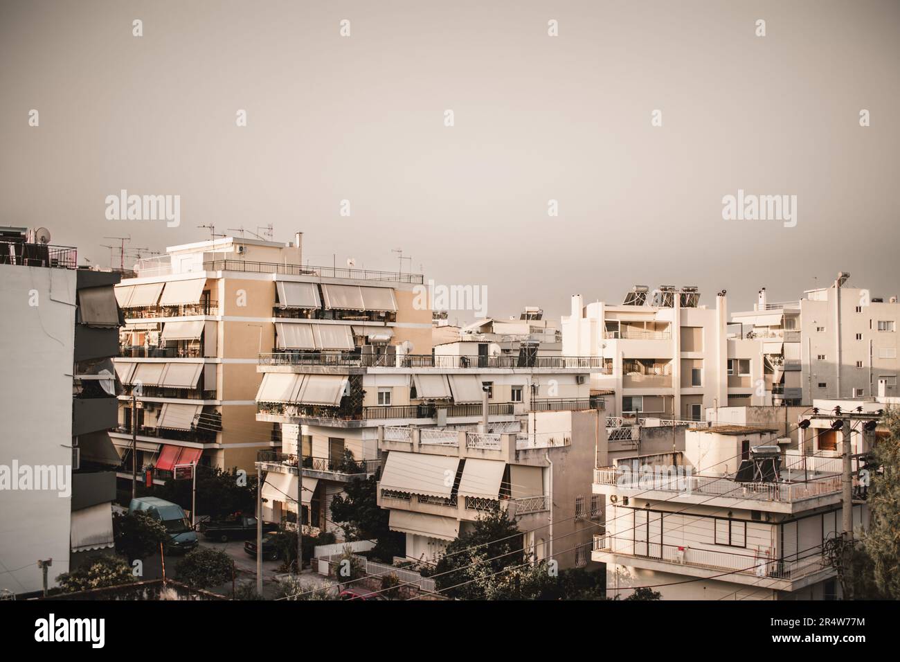 Apartment buildings in Athens, Greece Stock Photo - Alamy