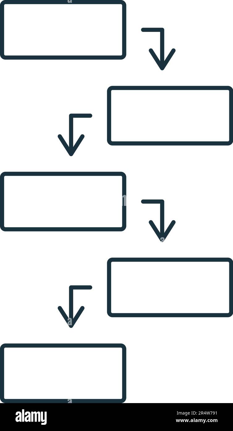 Planning icon. Monochrome simple sign from engineering collection ...