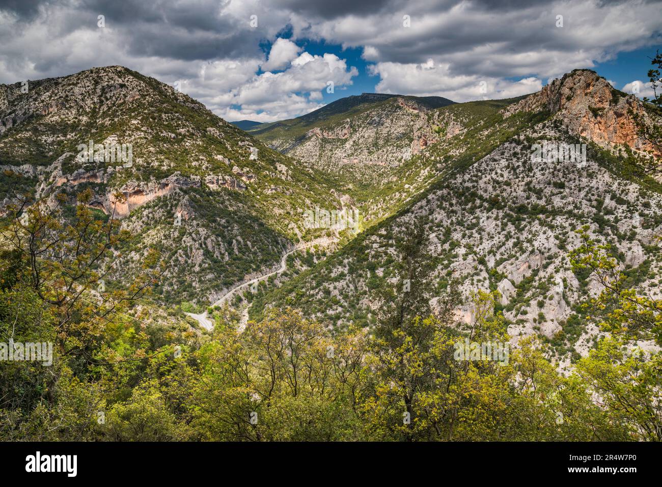 Agiorgitiko River Canyon, Parnon Massif (Parnonas Mtns), view near ...