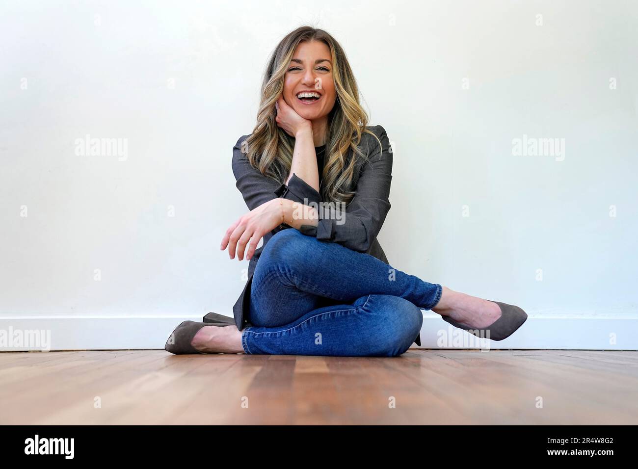 Author T.J. Newman poses for a portrait in Phoenix on May 16, 2023, to ...