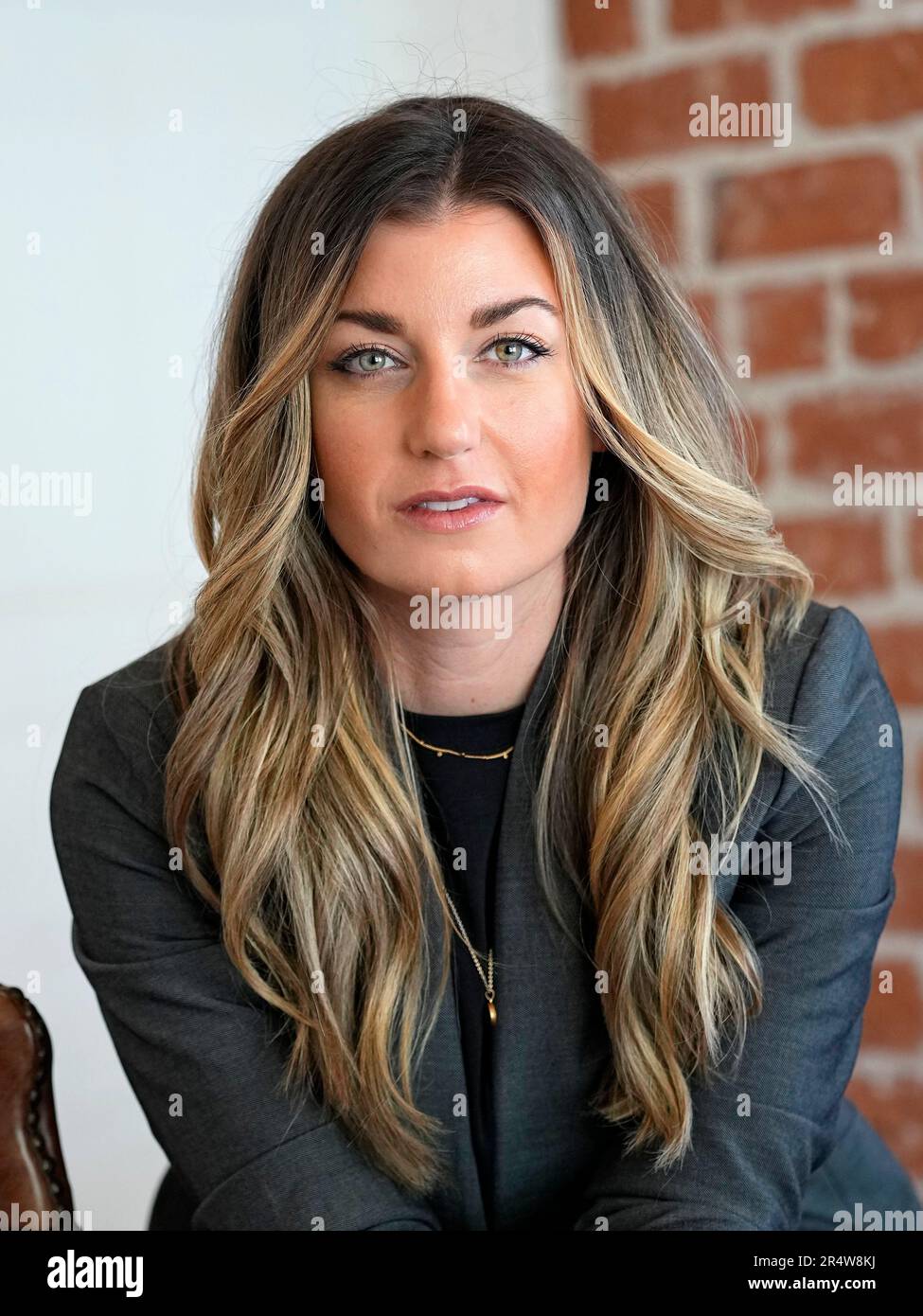 Author T.J. Newman poses for a portrait in Phoenix on May 16, 2023, to ...