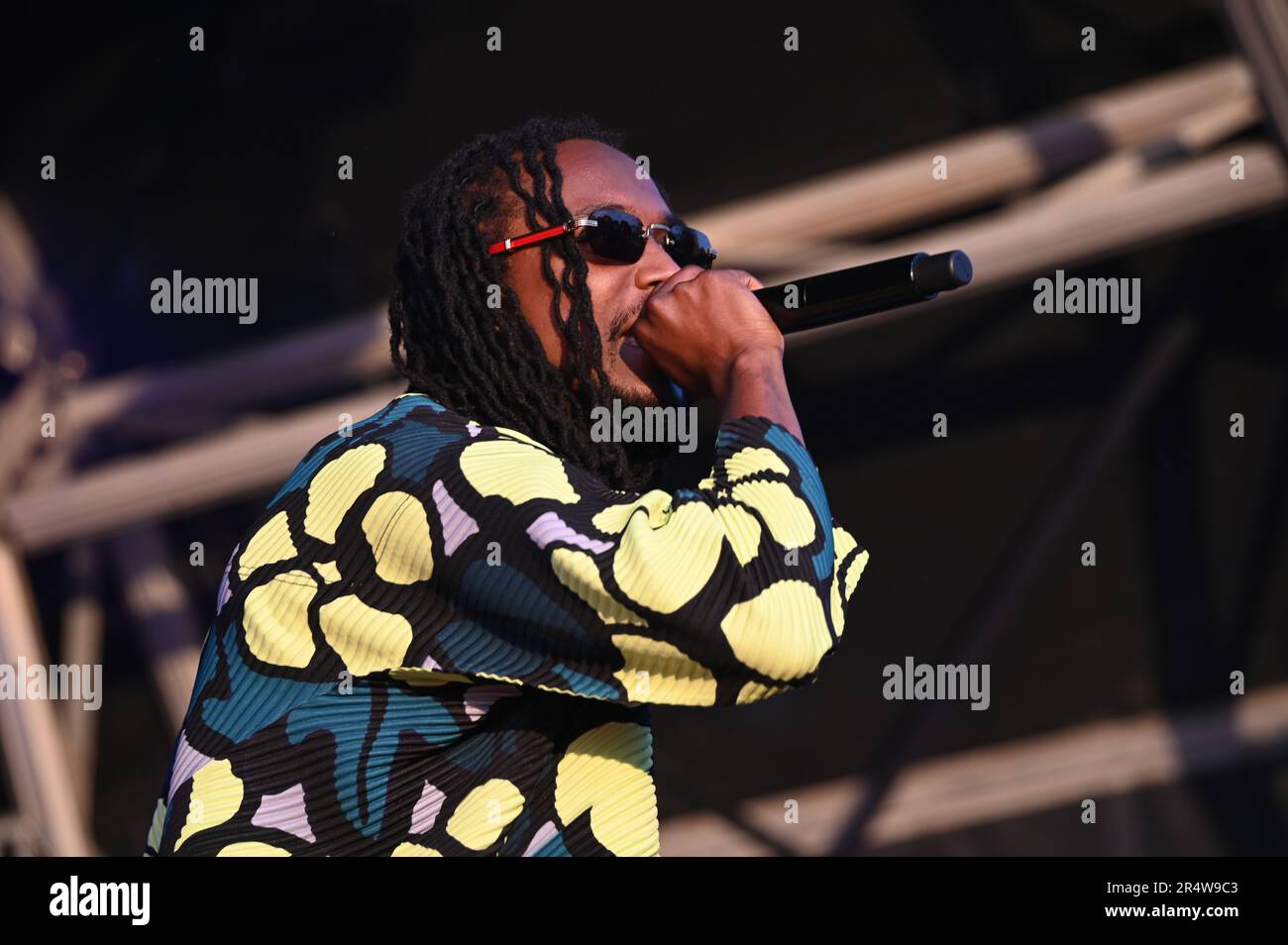 London, UK. 29th May, 2023. Sri DJ Corey & Friends with Cashh performs ...