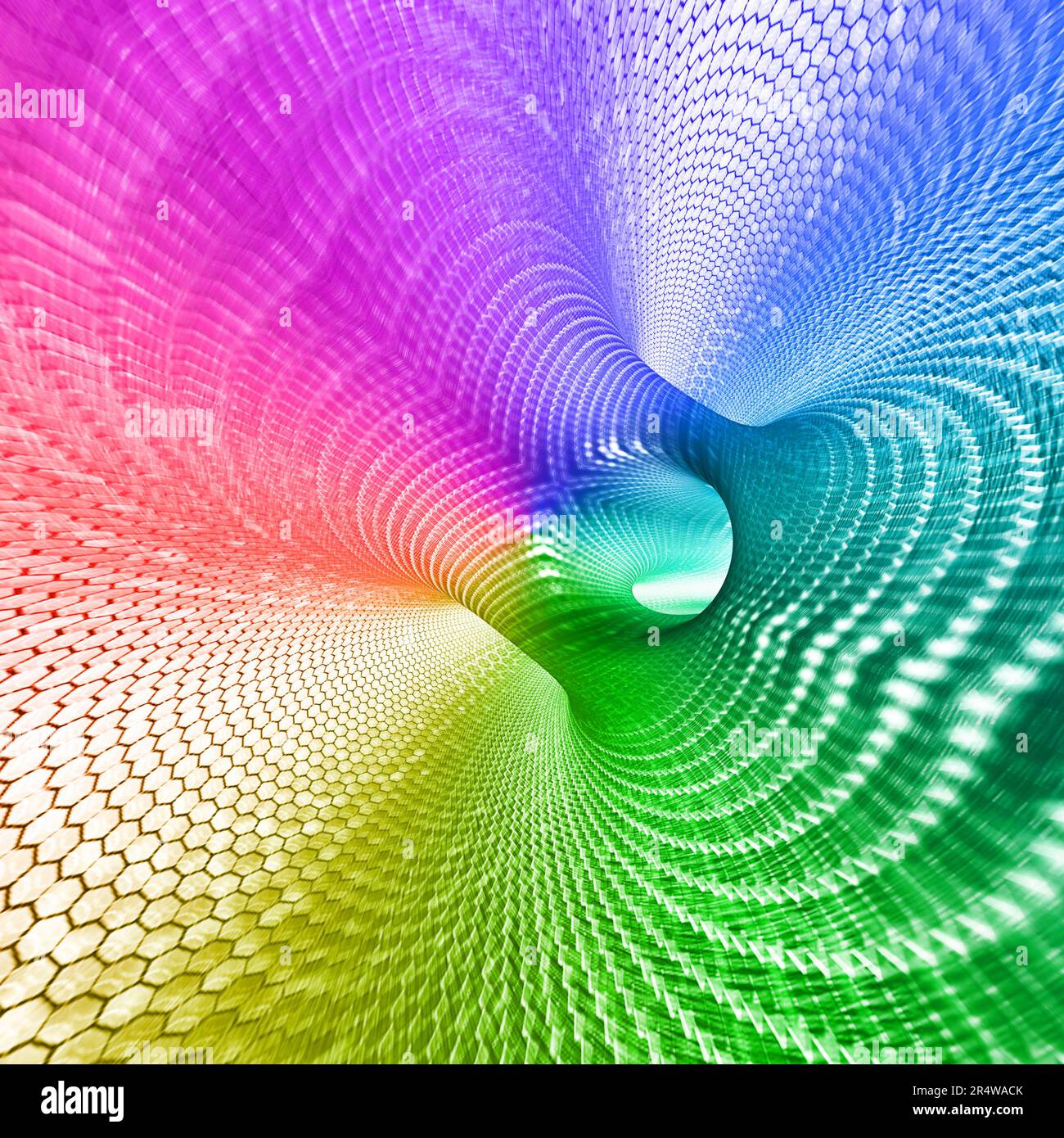 Rainbow colors technology background 3d rendering Stock Photo - Alamy