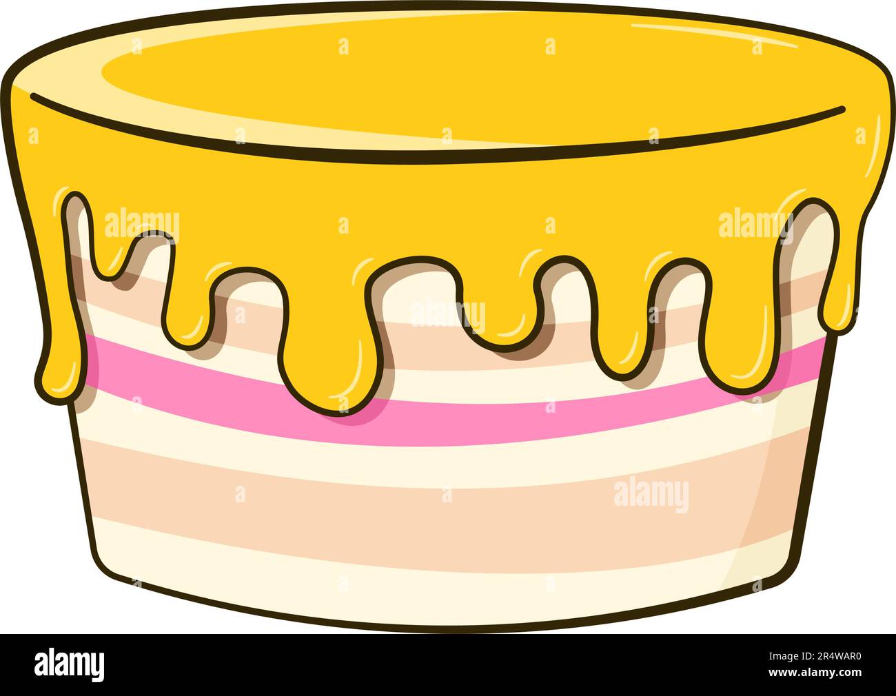 Cartoon Cake Without Candles