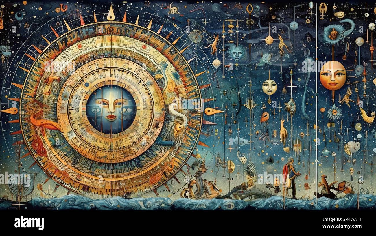 Moon phase guide hi-res stock photography and images - Alamy