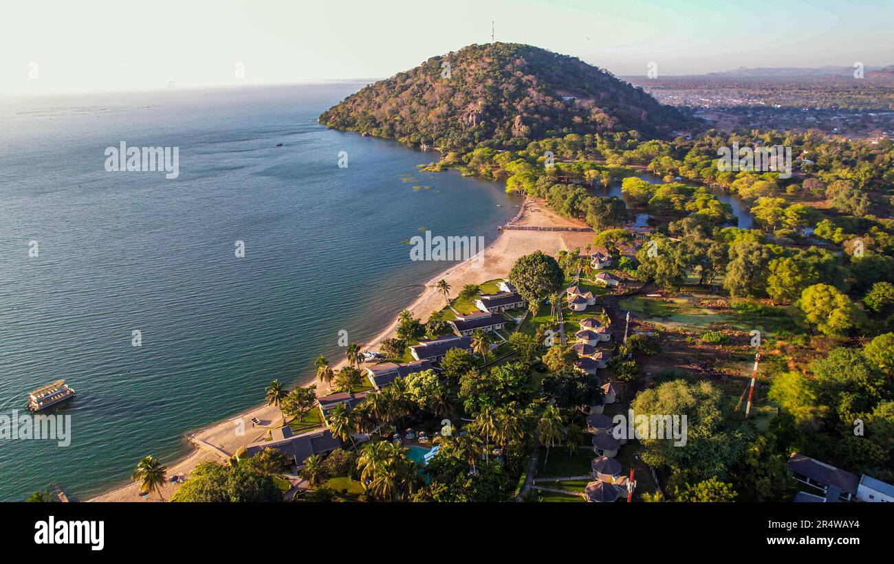 (230530) -- MANGOCHI, May 30, 2023 (Xinhua) -- This aerial photo shows ...