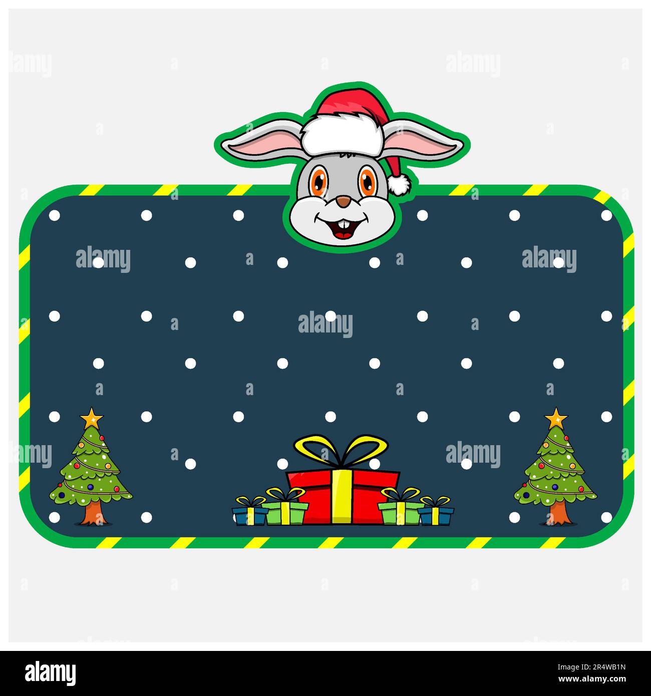 Beautiful vintage christmas gift Stock Vector Images - Alamy