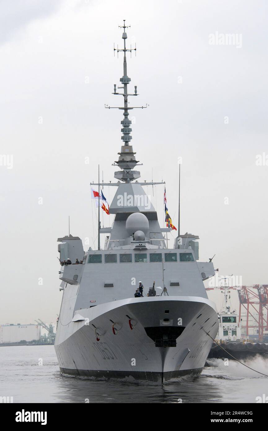 Tokyo, Japan. 30th May, 2023. French Navy's FREMM multipurpose frigate ...