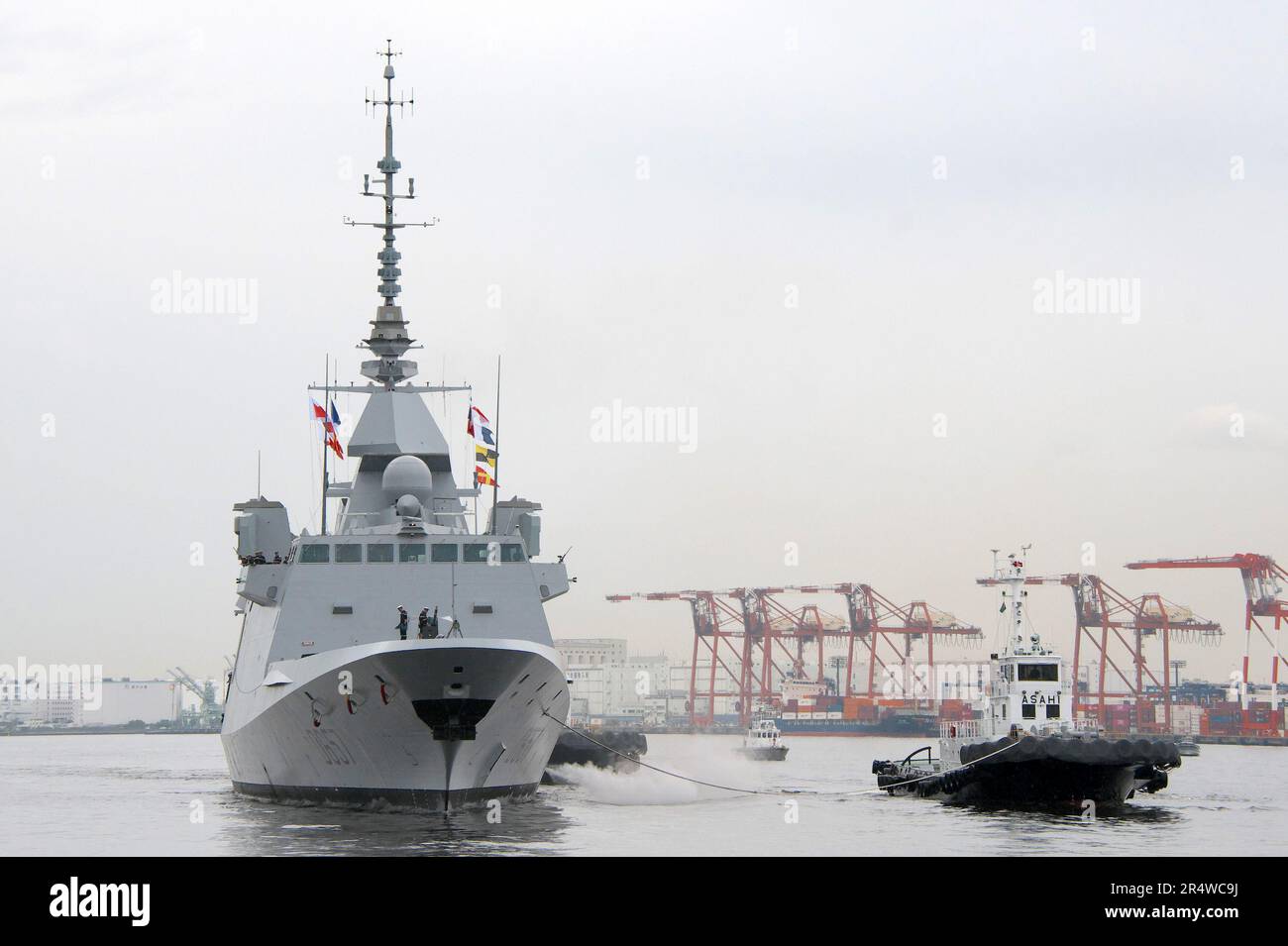 Tokyo, Japan. 30th May, 2023. French Navy's FREMM multipurpose frigate ...