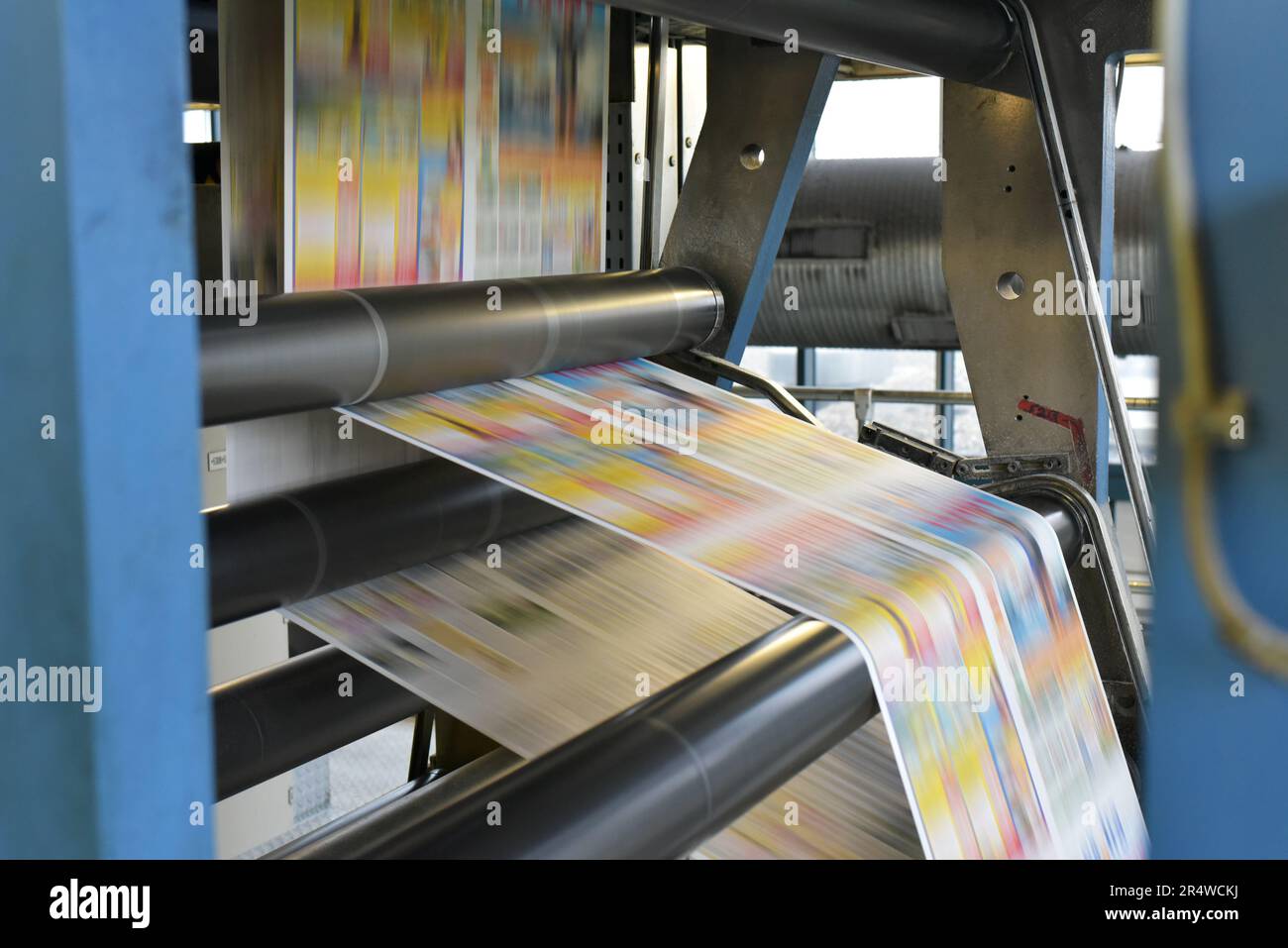 roll offset print machine in a large print shop for production of ... roll offset print machine in a large print shop for production of ...