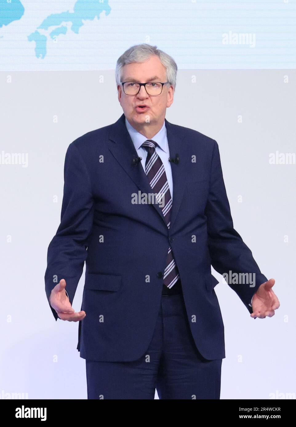 Tokyo, Japan. 30th May, 2023. Germany's Daimler Truck CEO Martin Daum ...