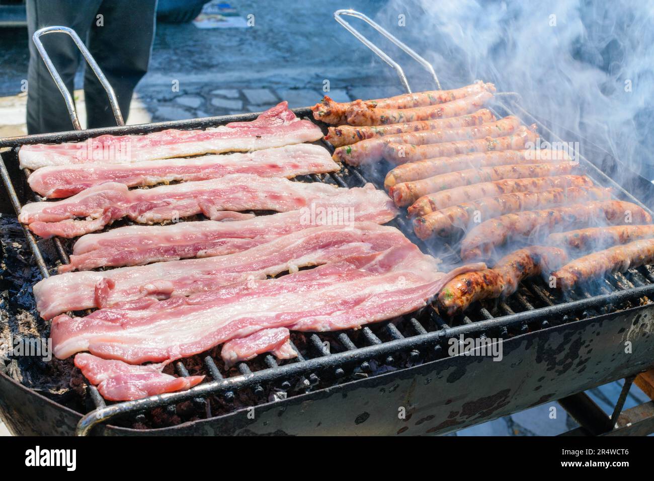 Barbeque smoke terrace hi-res stock photography and images - Alamy