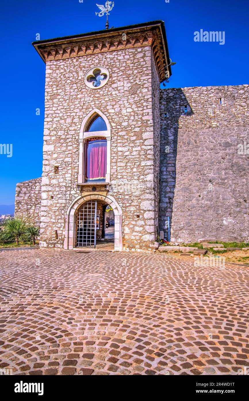 CROATIA : ENTRANCE TO CASTLE TRSAT - RIJEKA Stock Photo - Alamy