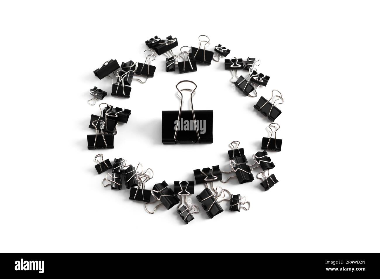 Clip for document or paper clip attachment Stock Photo - Alamy