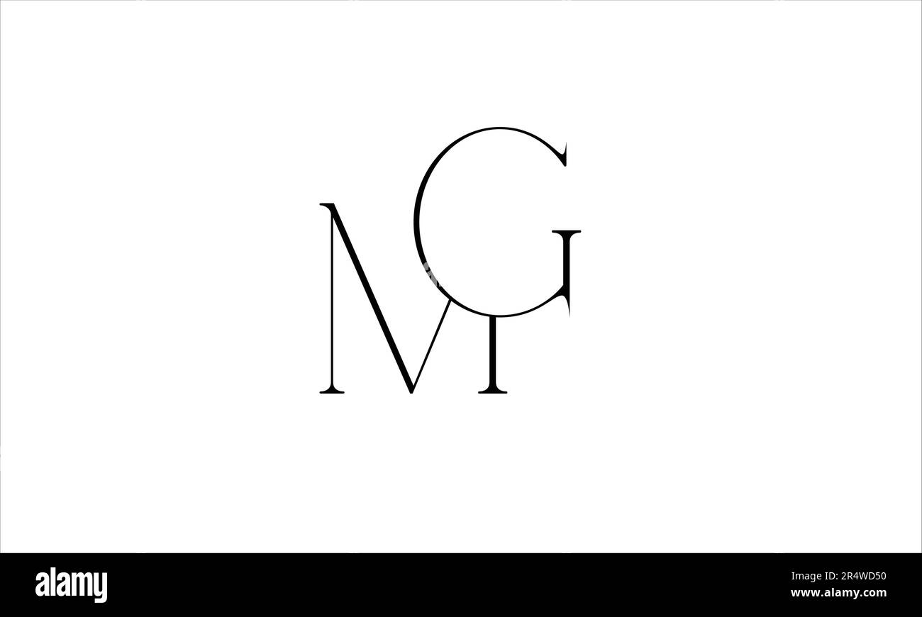 Initial m g logo hi-res stock photography and images - Alamy