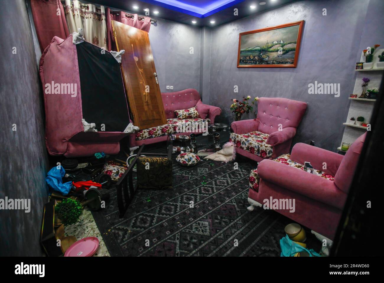 Tulkarm, Palestine. 30th May, 2023. View of a destroyed house after a ...