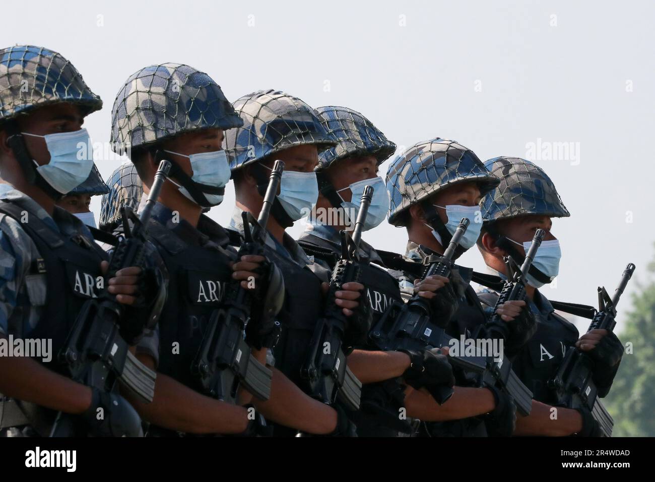 Nepalese armed police force hi-res stock photography and images - Alamy